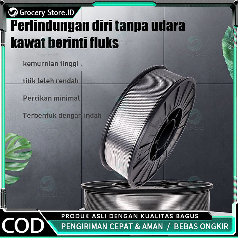 Jual Kawat las mig 1mm 0.8mm 1kg Kawat Las Flux Cored Gasless 0.8 mm 1 kg 0.8 mm 1 kg Welding ...
