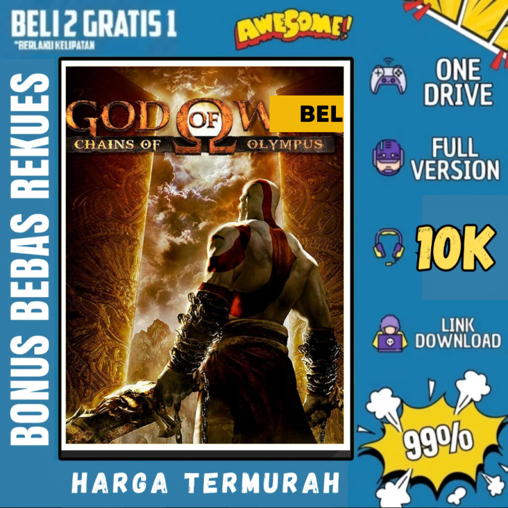 Jual GOD OF WAR CHAINS OF OLYMPUS- GAME PC - GAME LAPTOP - PC GAMES ...