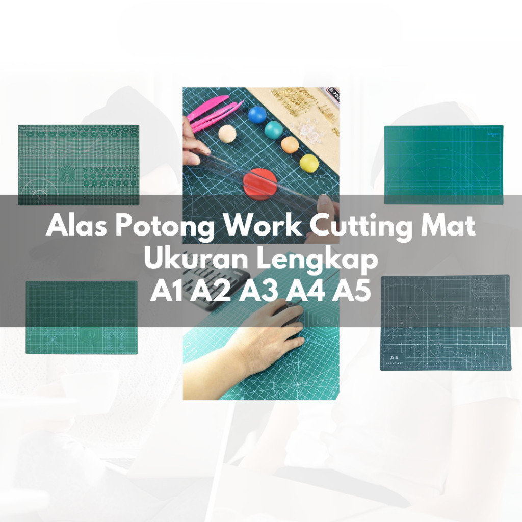 Jual GRSO Alas Potong Cutter Work Cutting Mat Pad Anti Slip Ukuran A1 A2 A3 A4 A5 Lengkap ACPCDI ...