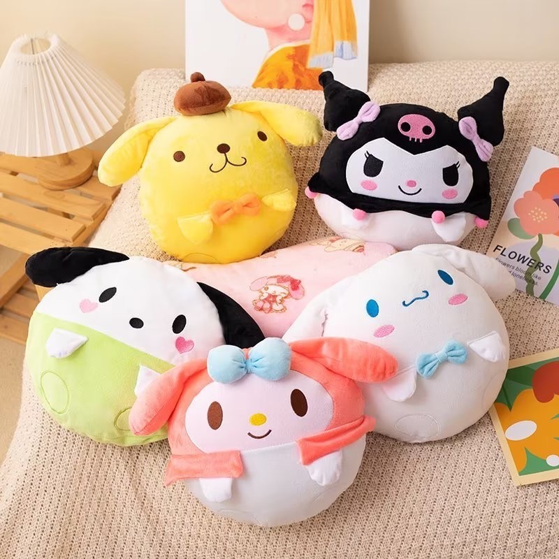 Jual Balmut Bantal Selimut Boneka Cinnamoroll Melody Kuromi Pompompurin Pochacco Dog Sanrio ...
