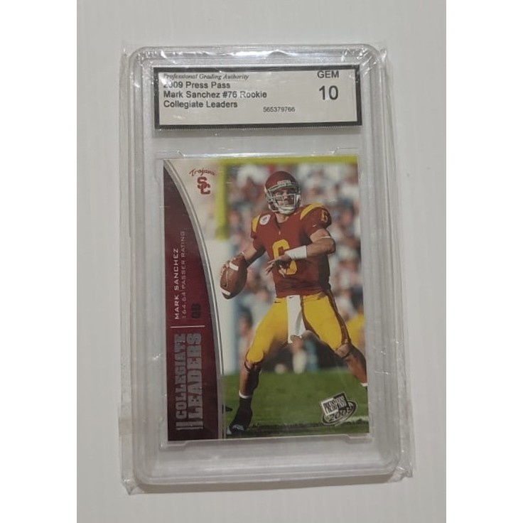 Jual Graded Card - PGA 10 - Kartu NFL - Mark Sanchez, 2009 PressPass ...