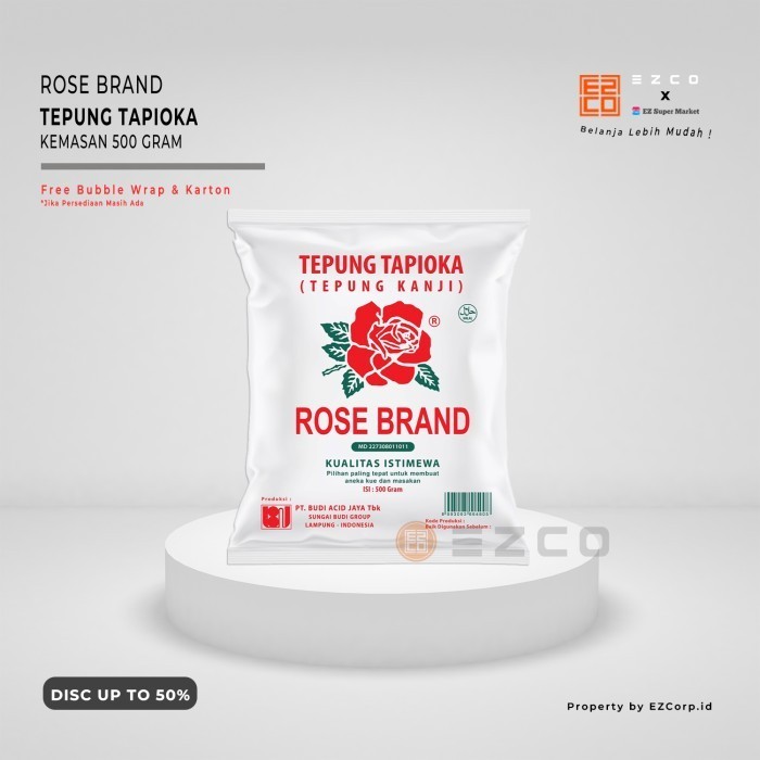 Jual ROSE BRAND TEPUNG TAPIOKA KEMASAN 500 GRAM | Shopee Indonesia