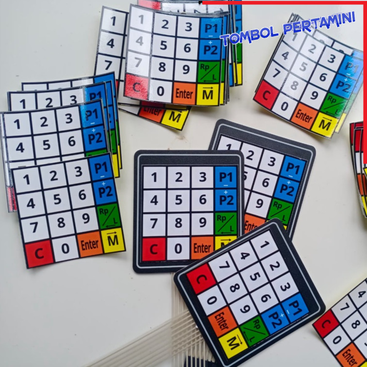 Jual Stiker Variasi & Keypad Pom Mini Pertamini Model Laminasi Anti Air ...