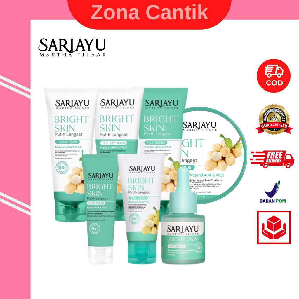 Jual Sariayu Bright Skin Putih Langsat Series | Shopee Indonesia