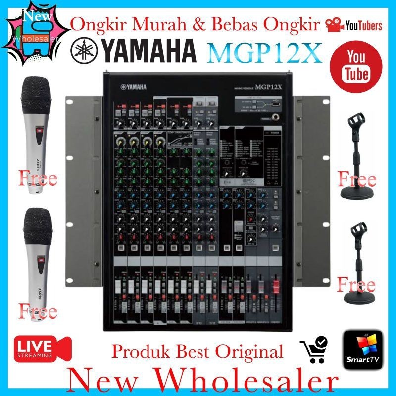 Jual Mixer Yamaha MGP12X Original 12 channel MGP 12 X mixing audio ...