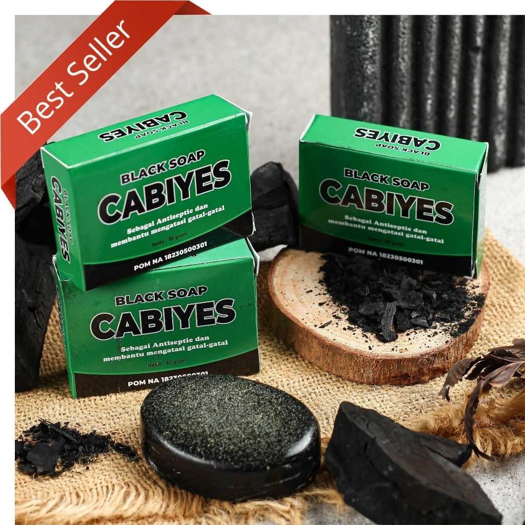 Jual CABIYES Sabun Black Soap untuk Mengatasi Gatal Scabies Kudis Eksim ...