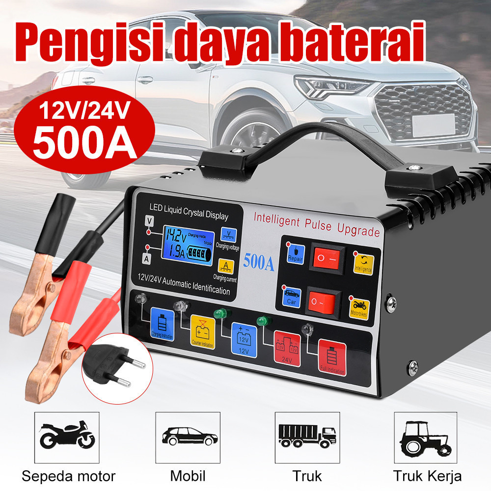 Jual Charger Aki Otomatis Smart Intelligent Auto Repair Mobil Pengisi ...
