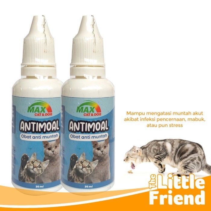 Jual MAX ANTIMOAL Obat Muntah Kucing Obat Kembung Anjing 30ml | Shopee ...