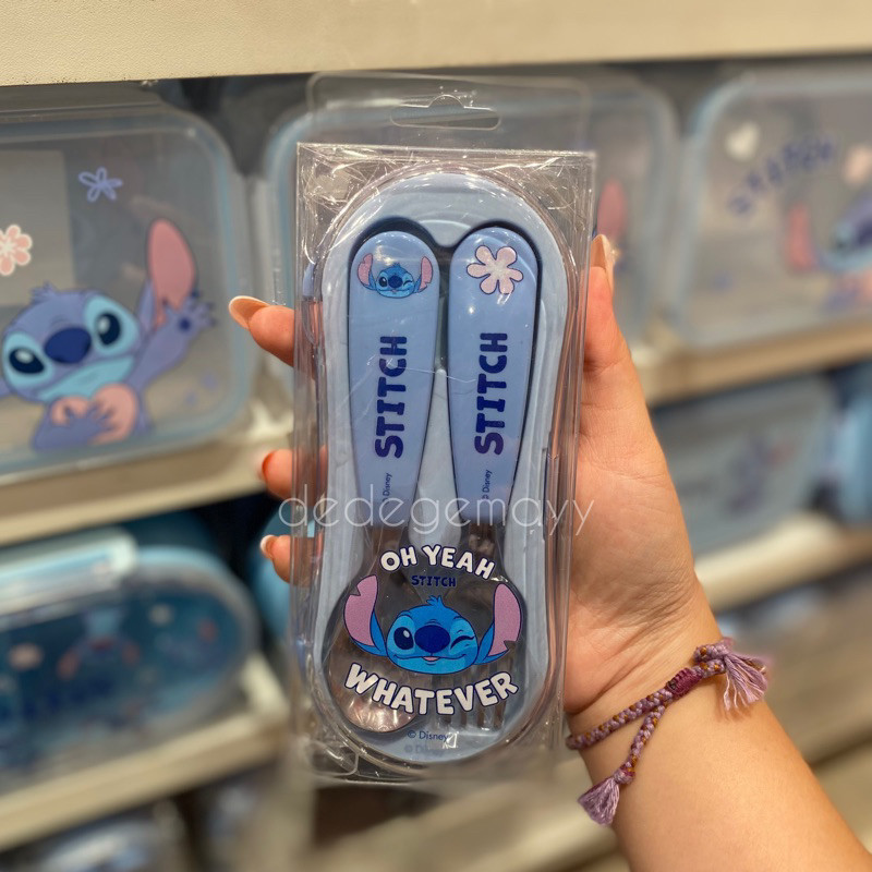 Jual Miniso x Stitch - Flatware Set / Sendok Makan Lilo & Stitch ...