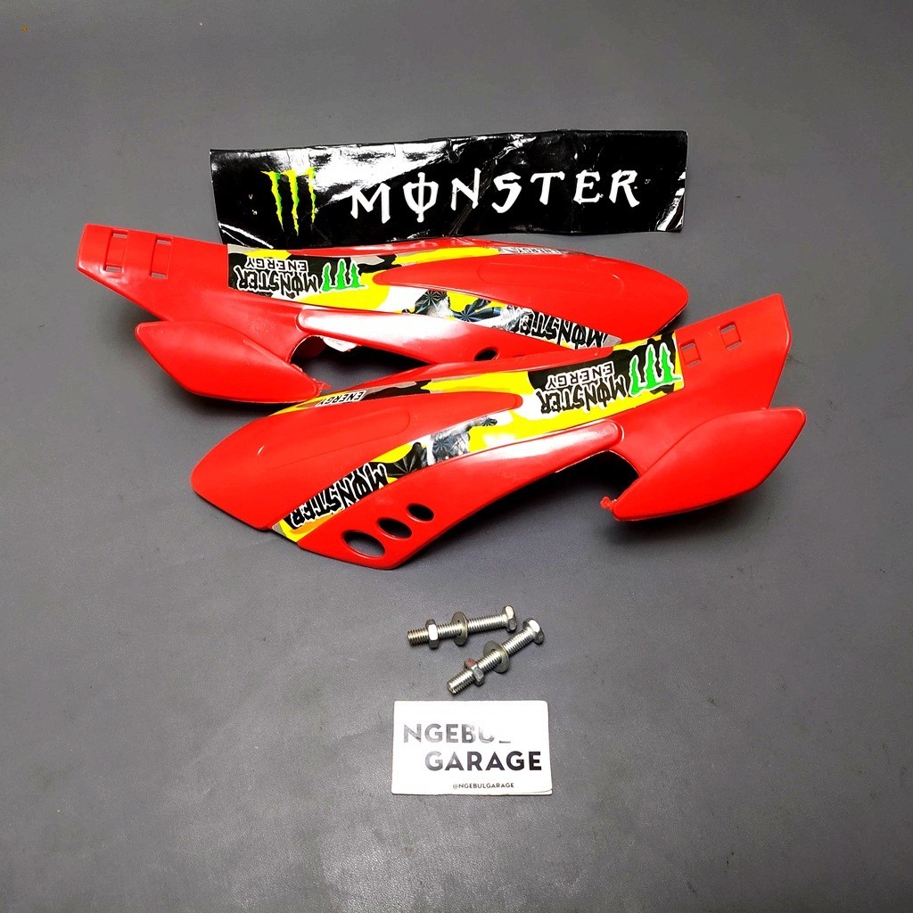 Jual Pelindung Motor Trail Handguard Tangan Set KIRI KANAN MONSTER ...