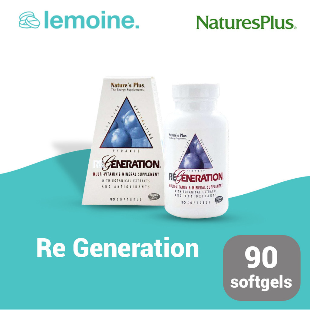 Jual Natures Plus Regeneration Suplemen Multivitamin Mineral Daya Tahan Tubuh 90 softgels ...