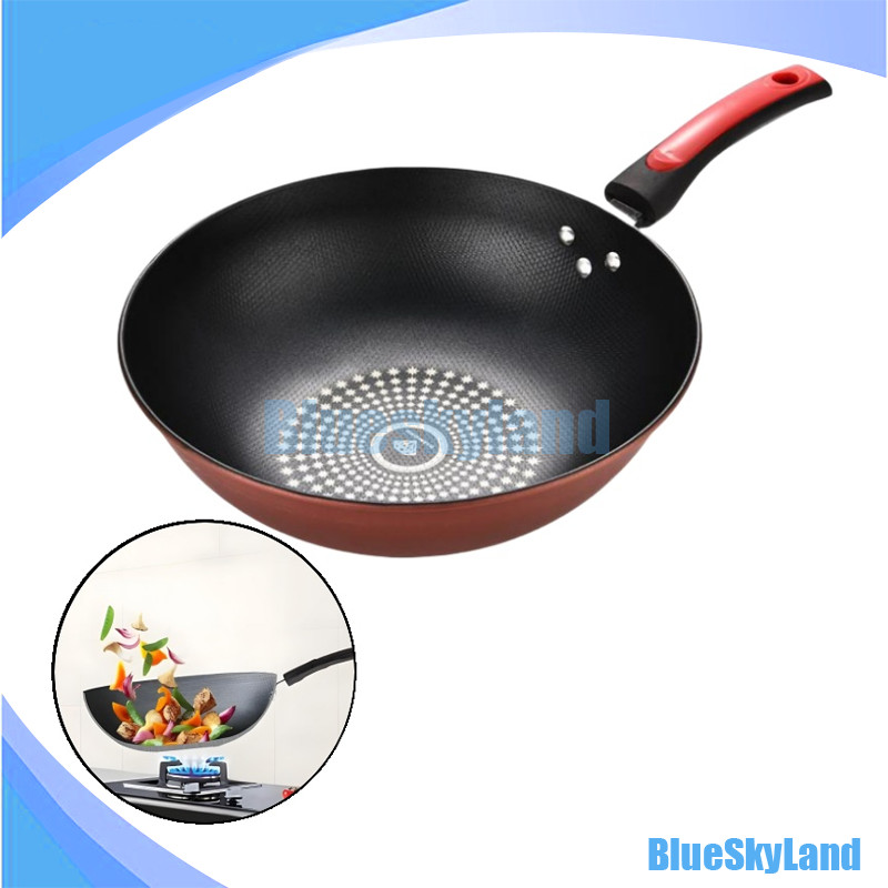 Jual Wajan Teflon Diamond / Diamond Wok Pan Wajan / Penggorengan Anti ...