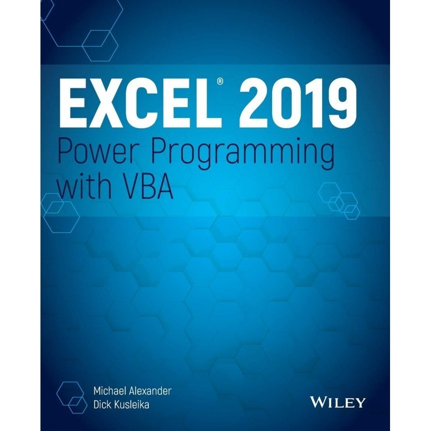 Jual BUKU Excel 2019 Power Programming with VBA by Michael Alexander | Shopee Indonesia