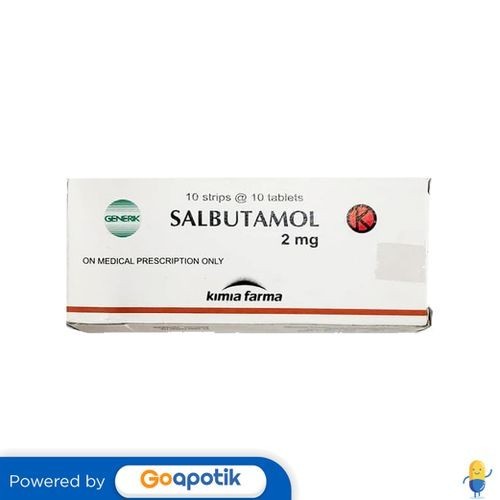 Jual Salbutamol Kimia Farma 2 Mg Box 100 Tablet | Shopee Indonesia
