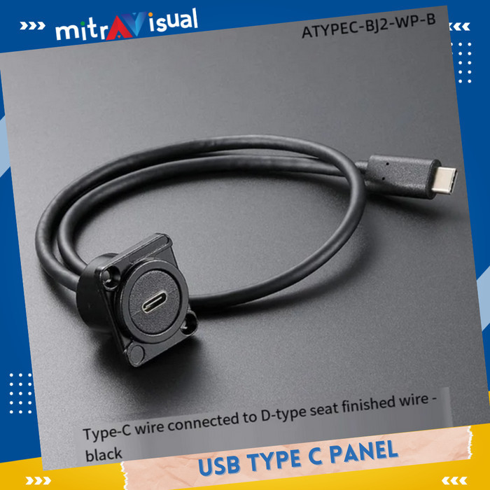 Jual USB TYPE C Chasis Cable Panel 1 Meter | Shopee Indonesia