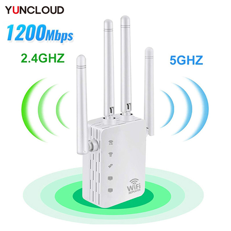 Jual 5G WiFi Repeater Wireless Wifi Amplifier Home Wi-Fi Signal Booster 2.4G Router Wi Fi Long ...