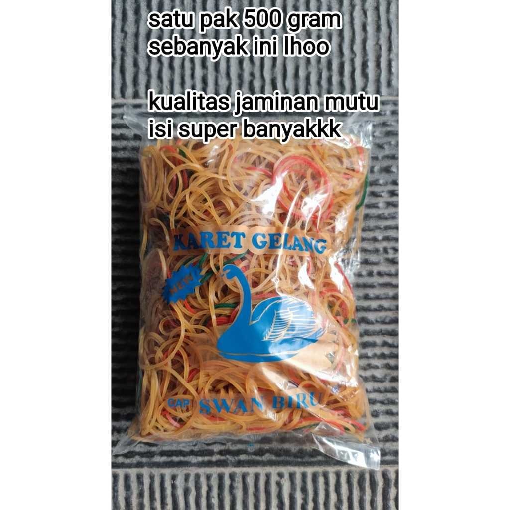 Jual Karet Gelang Pentil / Karet Gelang Kuning Kualitas Super Premium Cap Swan Temon | Shopee ...