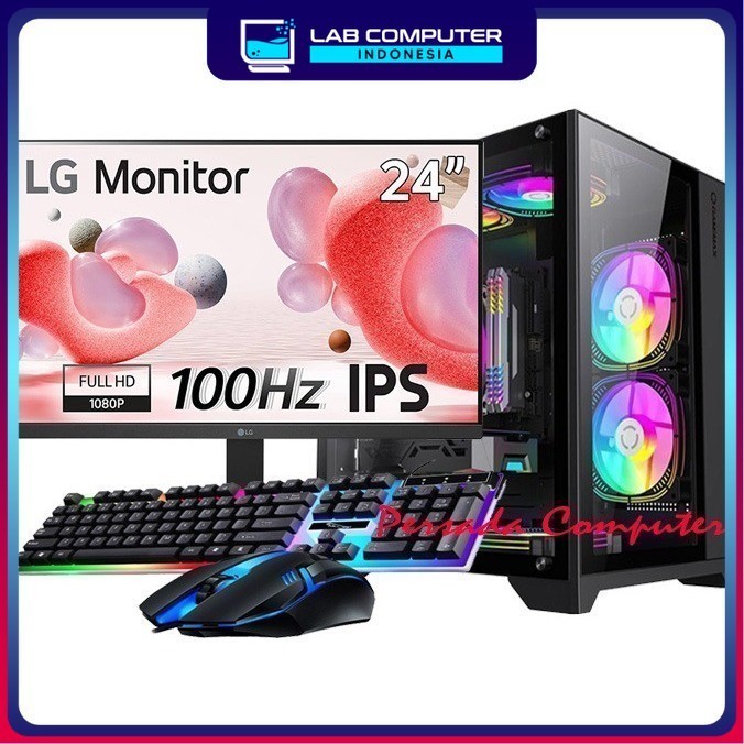 Jual FULLSET PC RAKITAN GAMING INTEL CORE i5 12400F l 32GB DDR5 I RTX 4060 I SSD NVME I LED 24 ...