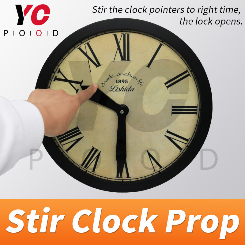 Jual YOPOOD Clock Prop Escape Room in Real Life Stir clock in correct ...