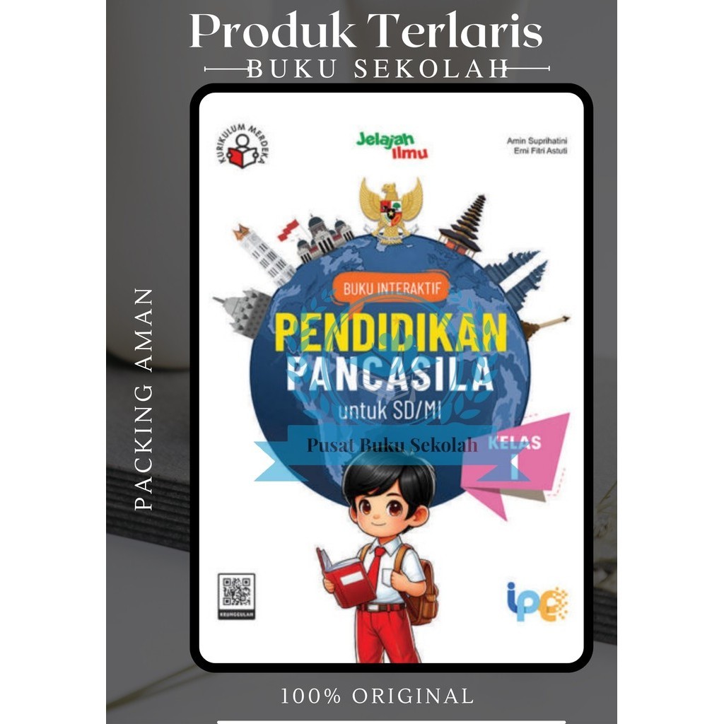 Jual Buku Paket Interaktif Pendidikan Pancasila PPKN Kelas 1/I SD/MI (REVISI 2024) Kurikulum ...