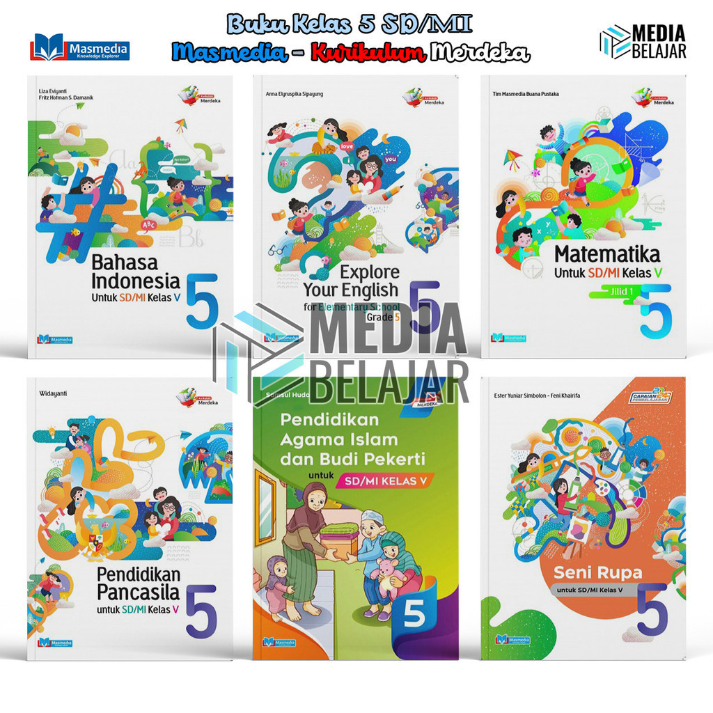Jual Buku Kelas 5 SD Kurikulum Merdeka Masmedia Revisi Terbaru | Shopee Indonesia