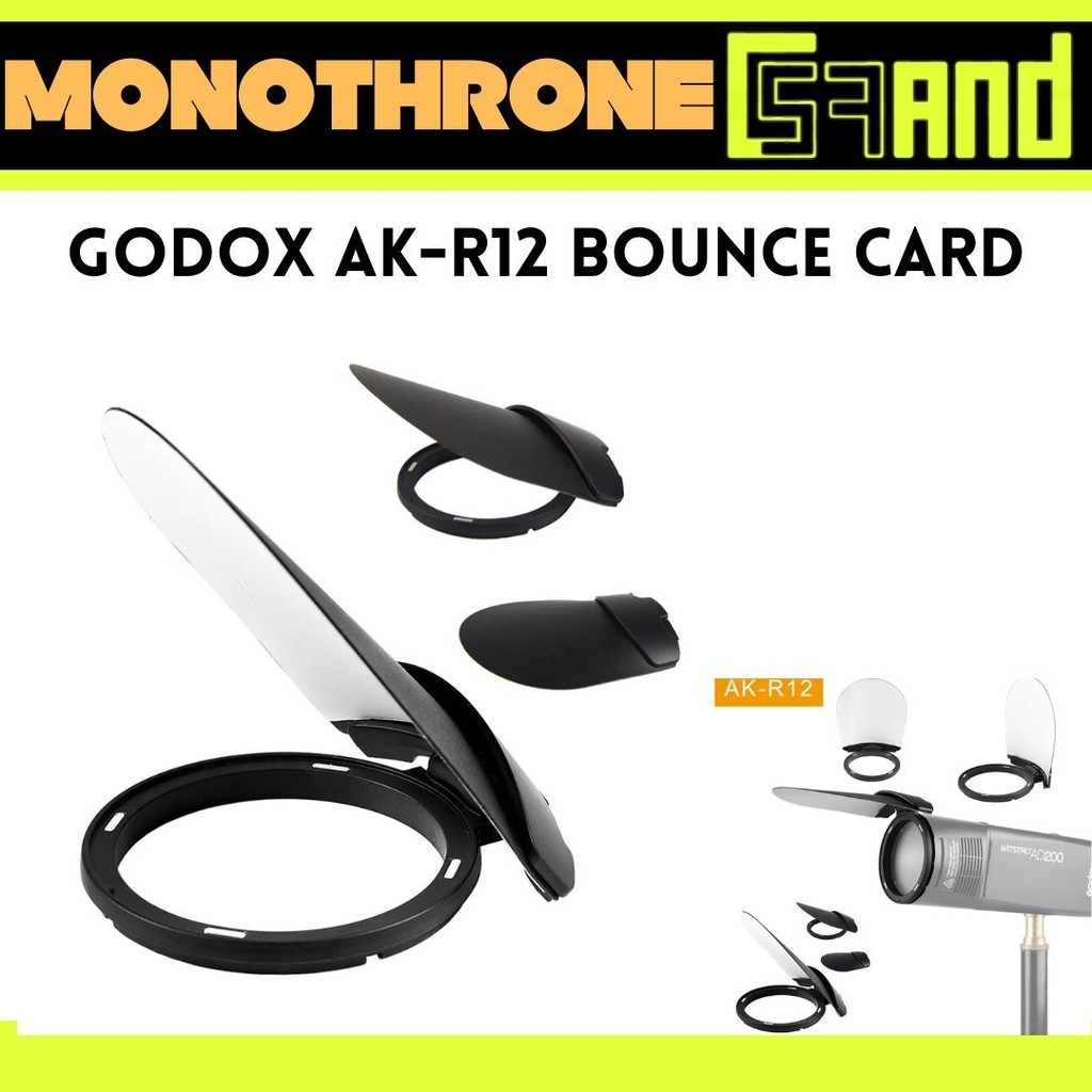 Jual Godox AK-R12 Bounce Card for H200R Flash V1 V1-S AD200 Shading ...