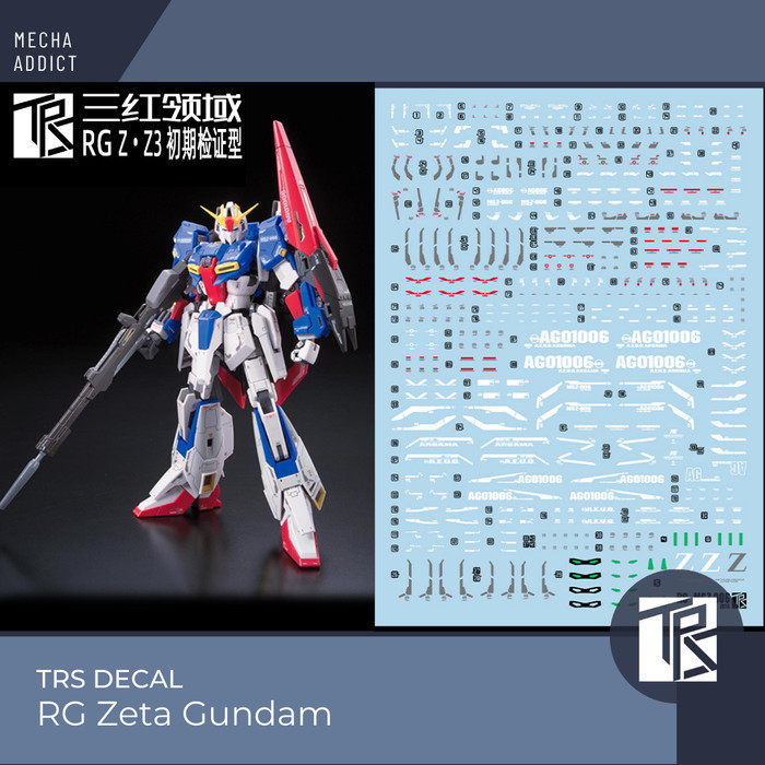 Jual Water Slide Decal RG Zeta Gundam by TRS | Shopee Indonesia