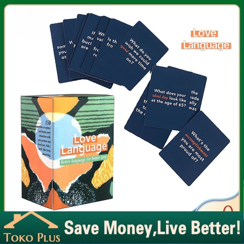 Jual Love Language Card Game Couple Kartu Game Conversation Board Games ...