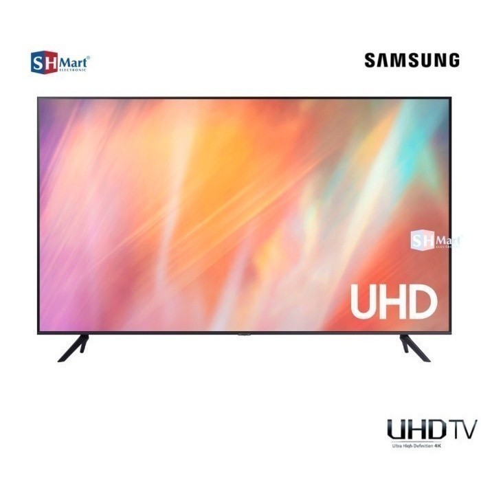 Jual TV Samsung 50 Inch UHD 4K Smart LED TV 50AU7000 UA50AU7000 2021 (KHUSUS MEDAN) | Shopee ...
