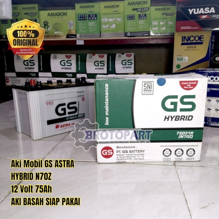 Jual Aki Mobil Isuzu Elf Truk NHR 55, Dmax, Proton Wira Accu GS HYBRID ...