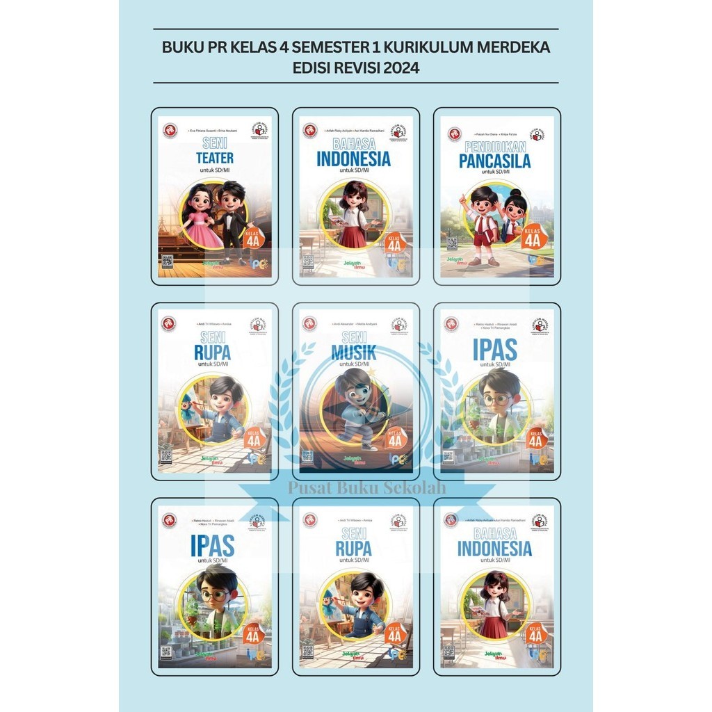 Jual Buku Pr/Lks Kurmer SD Kelas 4 Semester 1 EDISI REVISI 2024 Kurikulum Merdeka Intan Pariwara ...