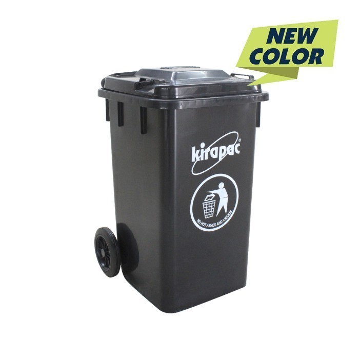 Jual Kirapac KLX 9100 HTM Kotak Tempat Sampah 100 Liter Dengan Roda ...