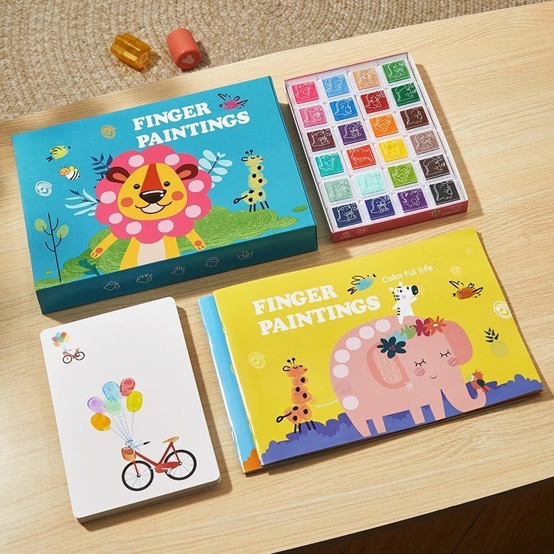 Jual Finger Painting Colors with Template Mainan Edukasi Anak ...