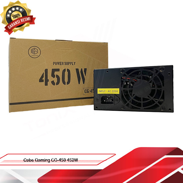 Jual Cube Gaming CG-450 450W - Efficiency Up To 80% | PSU 450Watt | Shopee Indonesia