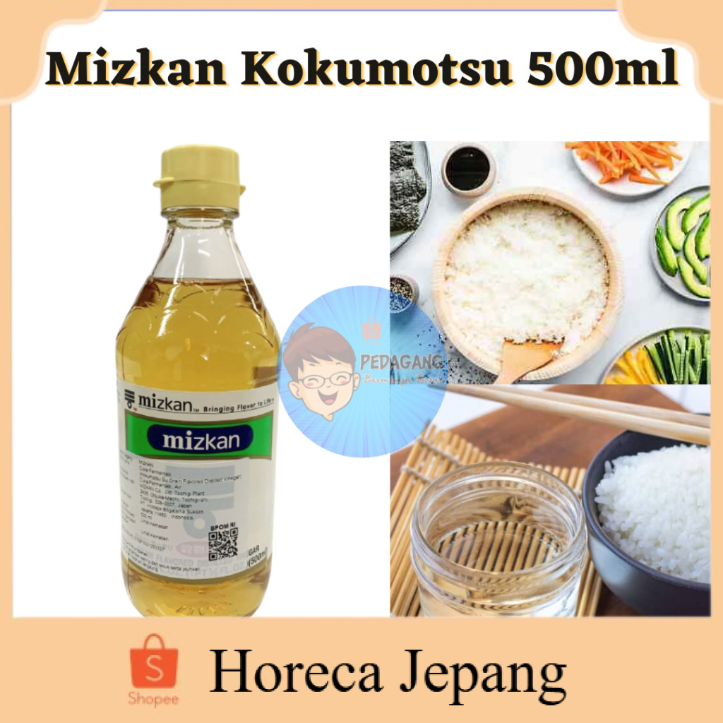 Jual Mizkan Kokumotsu 500ml / Rice Vinegar Cuka Sushi Jepang/Mizkan ...
