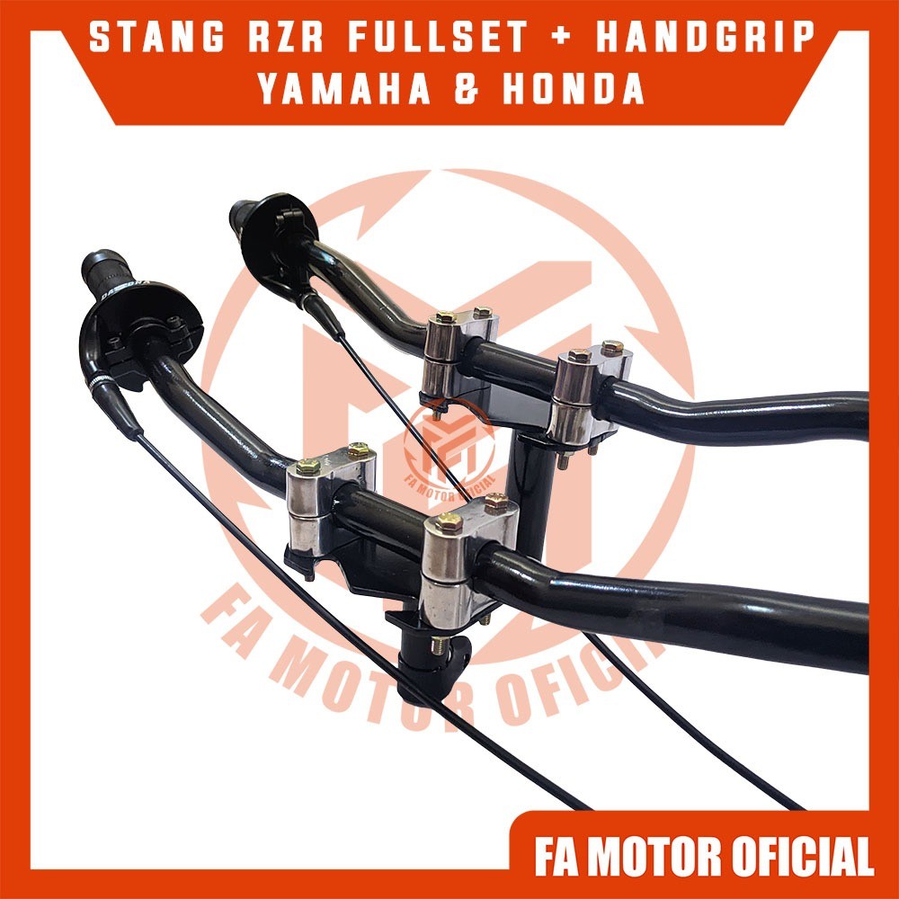 Jual NEW STANG RZR + HANDGRIP FULLSET MOTOR YAMAHA DAN HONDA STANG RZR ...