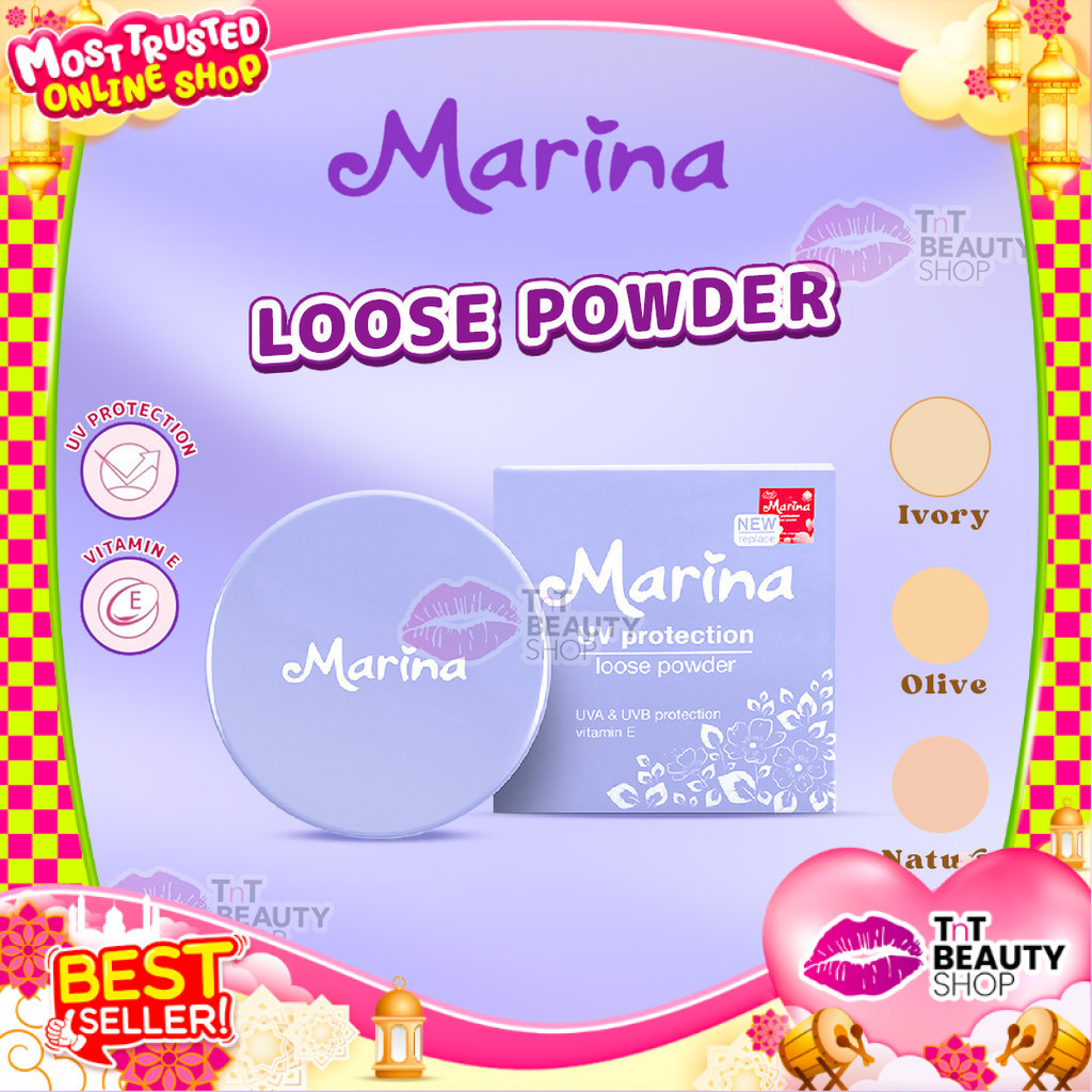 Jual Marina Loose Powder UV Protection 20g MARINA Loose Powder Uv ...