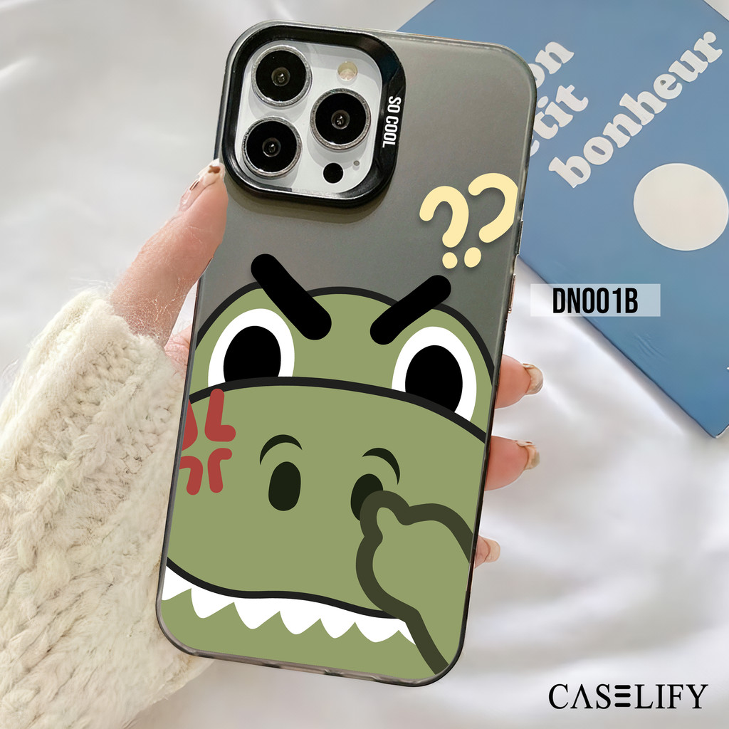 Jual CASELIFY case iphone x xr xs max 7 8 11 12 13 14 15 16 pro max plus casing imd dino green ...