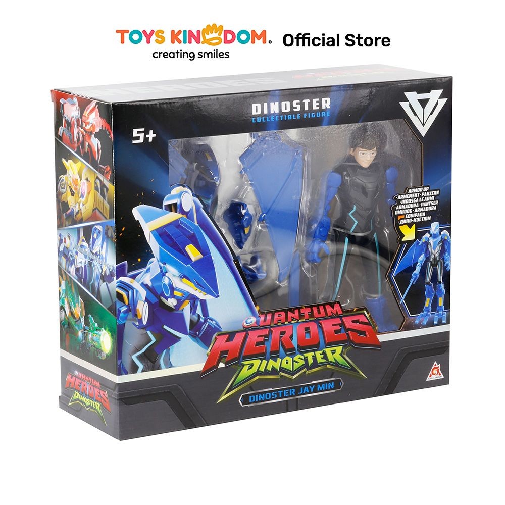 Jual Toys Kingdom Alpha Group Quantum Heroes Dinoster Armored Action ...