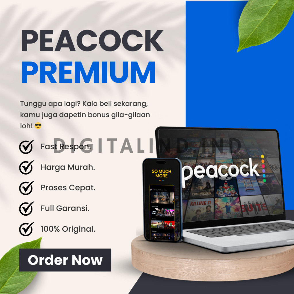 Jual Peacock TV Premium Murah 1 Tahun Bergaransi - Stream TV & Movies | Shopee Indonesia