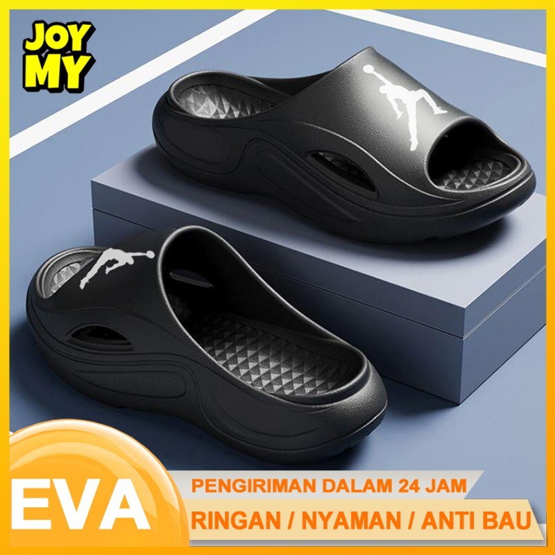Jual Joymy Sandal Pria Keren Karet Empuk EVA Casual Fashion Sepatu ...
