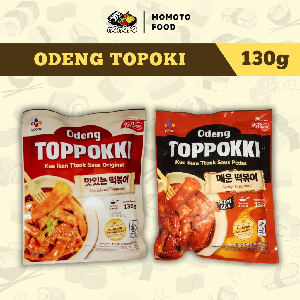 Jual CJ Food Odeng Topoki Instan 130 gram Halal Kue Ikan Tok Toppokki ...