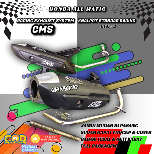 Jual knalpot standar racing cms beat knalpot standar racing cms vario ...