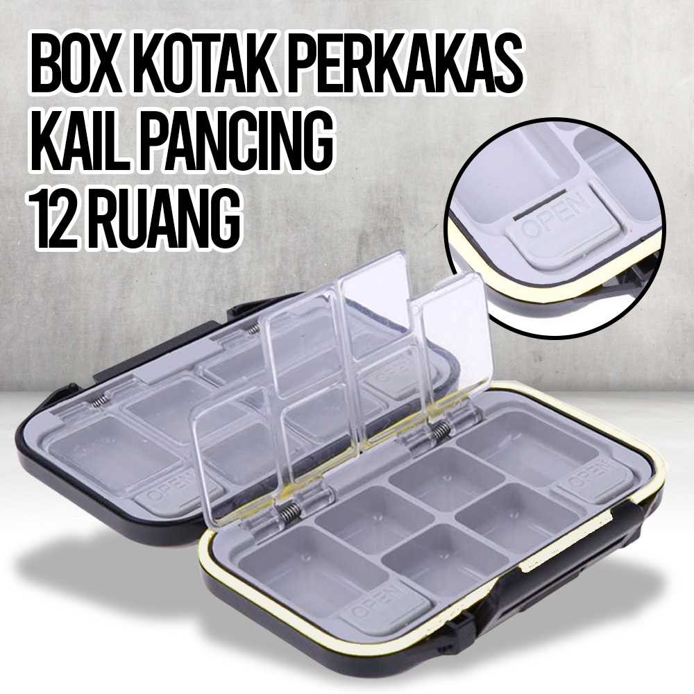 Jual LIXADA Box Kotak Perkakas Kail Pancing 12 Ruang - MCC01 | Shopee Indonesia