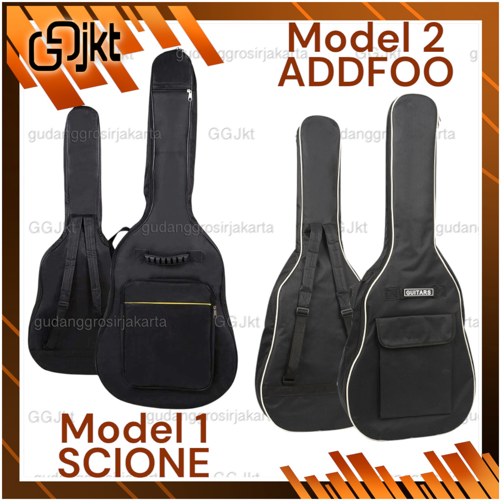 Jual TAS GITAR OXFORD GUITAR BAG DOUBLE STRAP 40-41 Inch GITAR CASE ...