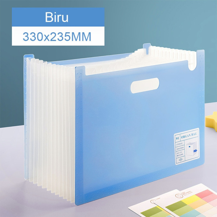 Jual Map Harmonika Expanding Stand File A4 13 Pocket / Dokumen Folder ...