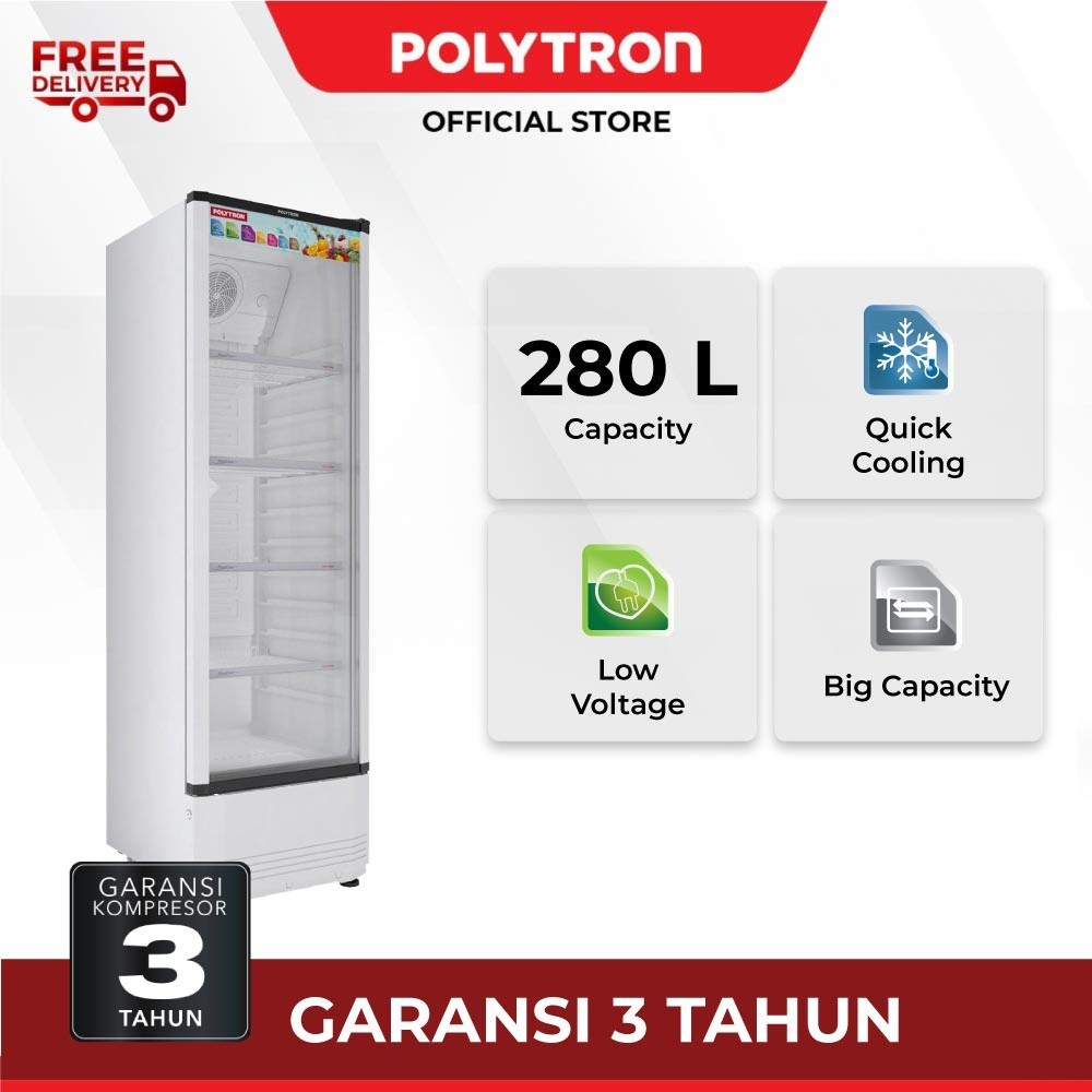 Jual POLYTRON Showcase 280 Litres SCN 230L | Shopee Indonesia