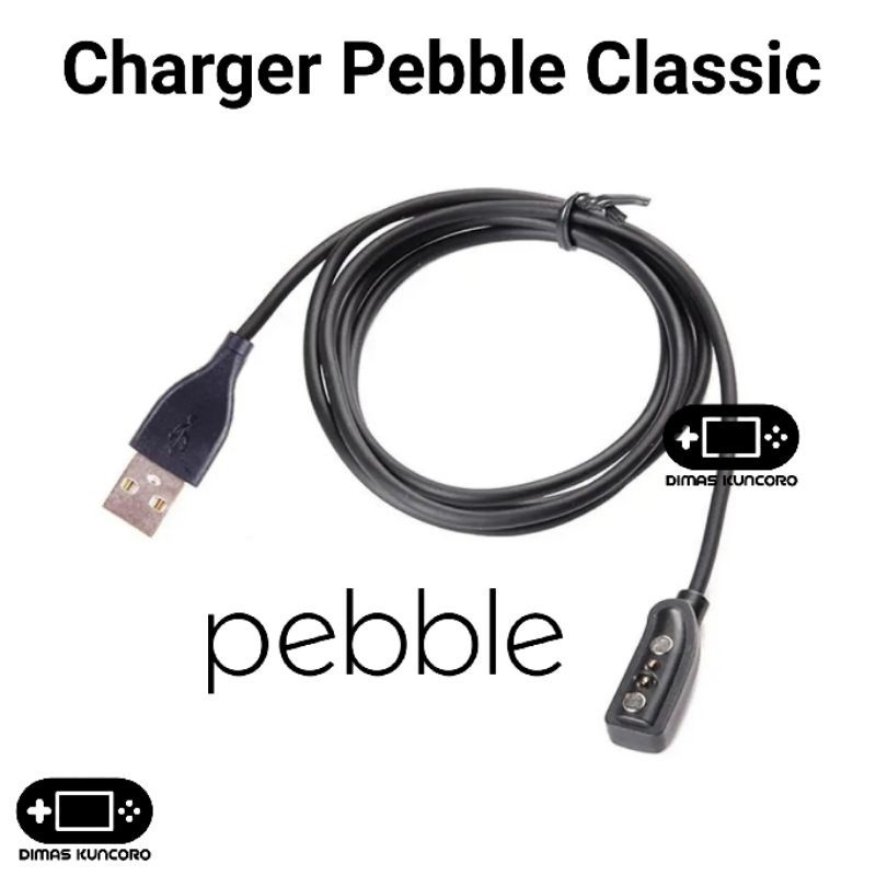 Jual Charger Pebble Classic charging kabel usb smartwatch klasik ...