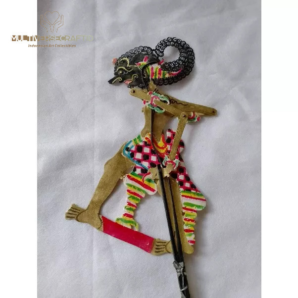 Jual Miniatur Wayang Kulit Asli 30cm Werkudoro Werkudara Bima Bahan ...