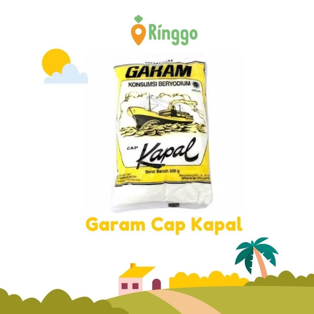 Jual Garam Cap Kapal 250Gram 1bal isi 40 bungkus | Shopee Indonesia